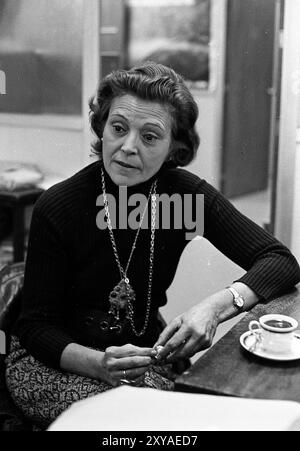 Argentine fiction writer and translator María Angélica Bosco during an ...