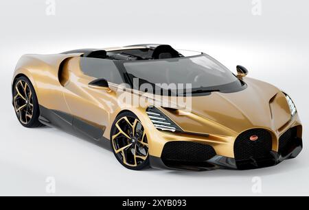 Bugatti Mistral Roadster- the last Bugatti with a W16 engine Stock ...