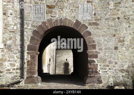 Sternberg Castle inner gate Stock Photo - Alamy