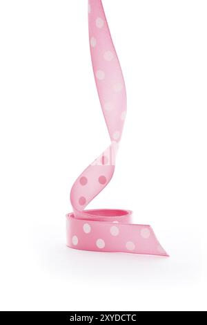 Beautiful ribbon isolated on white. Festive decor Stock Photo - Alamy