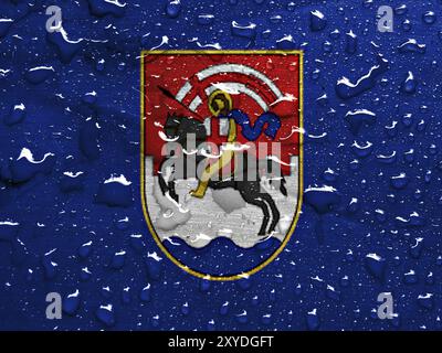 flag of Zadar with rain drops Stock Photo - Alamy