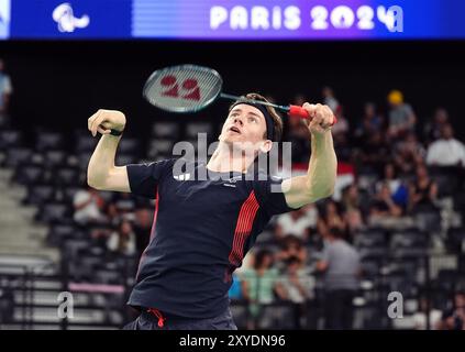 Great Britain's Daniel Bethell during the Para Badminton at the La ...