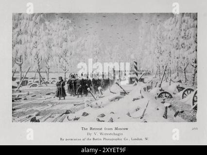 NAPOLEON BONAPARTE (1769-1821) The retreat from Moscow by Adolph ...