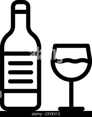 drinks outline icons sign set Stock Vector Image & Art - Alamy