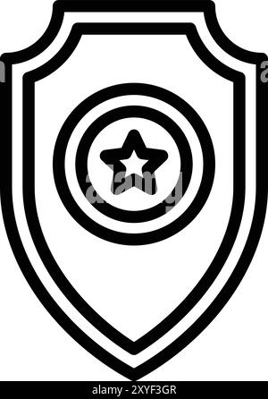 simple shield icon illustration design Stock Vector Image & Art - Alamy