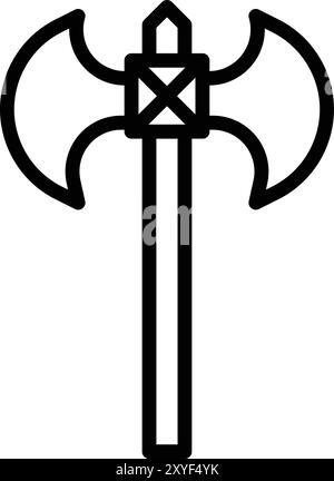 Axe Simple vector icon. Illustration symbol design template for web ...