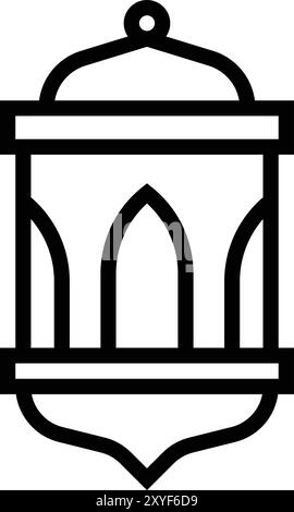 Lantern Simple vector icon. Illustration symbol design template for web ...