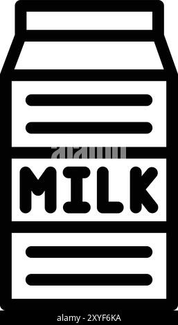 Milk Simple vector icon. Illustration symbol design template for web ...