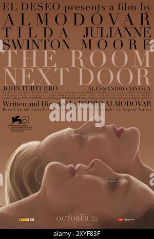 The Room Next Door movie Julianne Moore & Tilda Swinton Stock Photo - Alamy