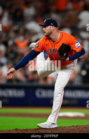 Houston Astros pitcher Kaleb Ort poses during photo day at the team's ...