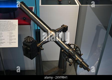 Portable transit instrument - 1901 on display at The National Maritime ...