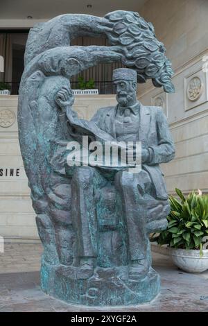 Monument to Hasan bey Zardabi in Baku Stock Photo - Alamy