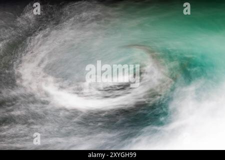 Whirlpool along the North Fork Skokomish River at Staircase, Olympic ...