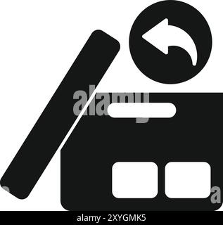 Returned button vector icon Stock Vector Image & Art - Alamy