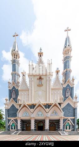 Our Lady of Fatima Church at Perampalli, Udupi, India Stock Photo - Alamy