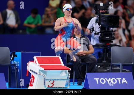 Nanterre, France. 29th Aug, 2024. Susannah Kaul (EST) Swimming : Womens ...