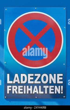 No Entry sign (German translation: "no entry for unauthorized personnel ...