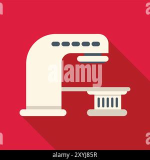 Modern medical scanner representing magnetic resonance imaging ...