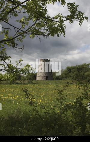 Windmill stump near Barntrup Stock Photo - Alamy