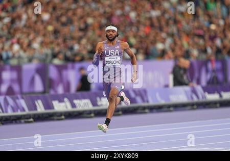 Malone Noah of the United States during the men's 100m at the Tokyo ...