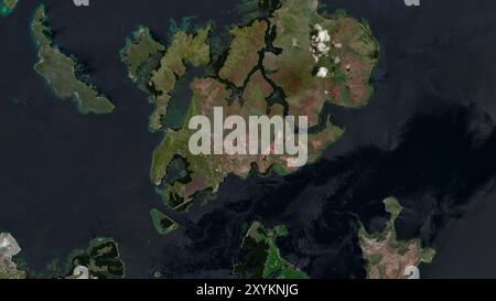 Nonoc Island in the Philippine Sea, belonging to Philippines, isolated ...