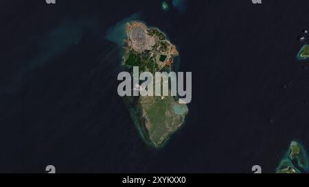 Semirara Island in the Sulu Sea - belonging to Philippines. Described ...