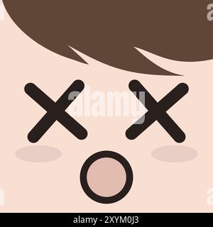 cartoon happy boy surprised Stock Vector Image & Art - Alamy