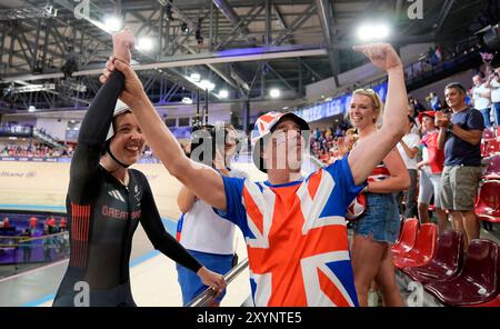 Geat Britain's Elizabeth Jordan after winning the Women's B 1000m Time ...