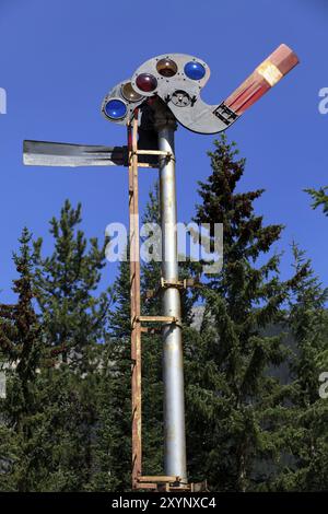 Canadian railway signal Stock Photo - Alamy