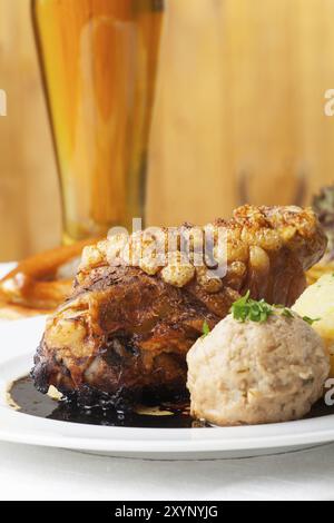 Bavarian pork knuckle Stock Photo - Alamy