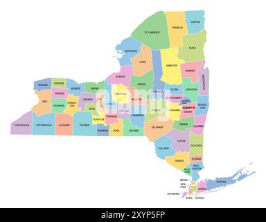 New York Counties Map Map Of New York Cities, Geography, Counties