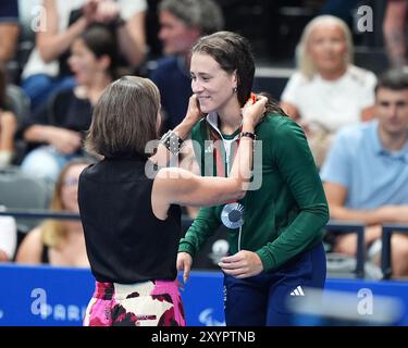 Ireland’s Roisin Ni Riain in action during the Women's 100m Butterfly ...