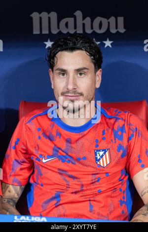 José María Giménez, Atlético de Madrid, celebrates a goal during the ...