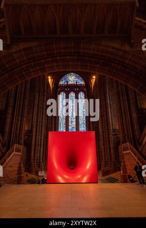 Anish Kapoor at Liverpool Cathedral. Monadic Singularity Stock Photo ...
