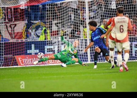 Karl-Johan JOHNSSON of Strasbourg during the French championship Ligue ...