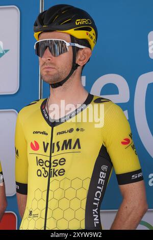 BENOOT Tiesj during the Renewi Tour 2024, Stage 3, Blankenberge ...