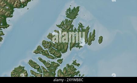 Afognak Island in the Gulf of Alaska, belonging to United States ...
