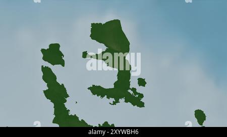 Batag Island in the Philippine Sea, belonging to Philippines, isolated ...