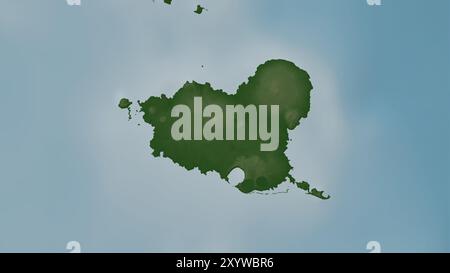 Cagayan Sulu Island in the Sulu Sea on a topographic, OSM Humanitarian style map Stock Photo - Alamy