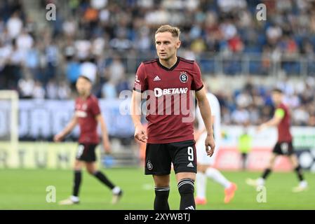 Jan Kuchta of Sparta Praha seen in action during the UEFA Conference ...
