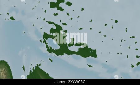 Dahlak Kebir Island in the Red Sea on a topographic, OSM Humanitarian ...