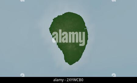 Farvar Bozorg Island in the Persian Gulf, belonging to Iran, isolated ...