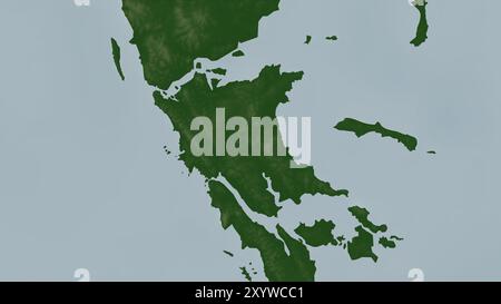 Pulau Galang in the South China Sea, belonging to Indonesia, isolated ...