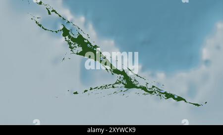 Great Exuma Island in the North Atlantic Ocean, belonging to Bahamas ...