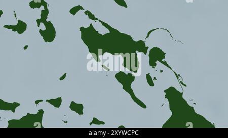 Halib Island in the Red Sea on a topographic, OSM Humanitarian style ...