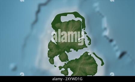 Huahine Nui Island in the South Pacific Ocean, belonging to France ...