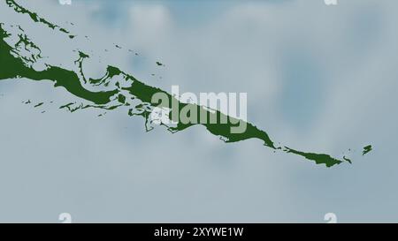 Little Exuma Island in the North Atlantic Ocean, belonging to Bahamas ...