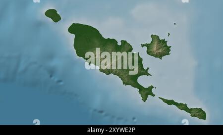 Lubang Island in the Philippine Sea, belonging to Philippines, isolated ...