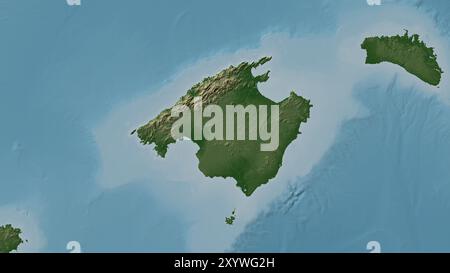 Majorca Island in the Balearic (Iberian Sea), belonging to Spain ...