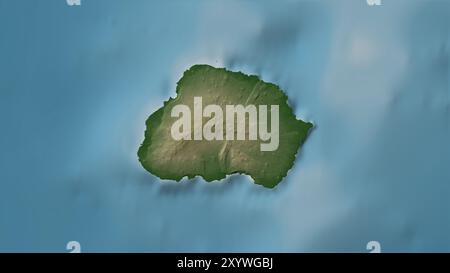 Marion Island in the Indian Ocean, belonging to South Africa, cropped ...